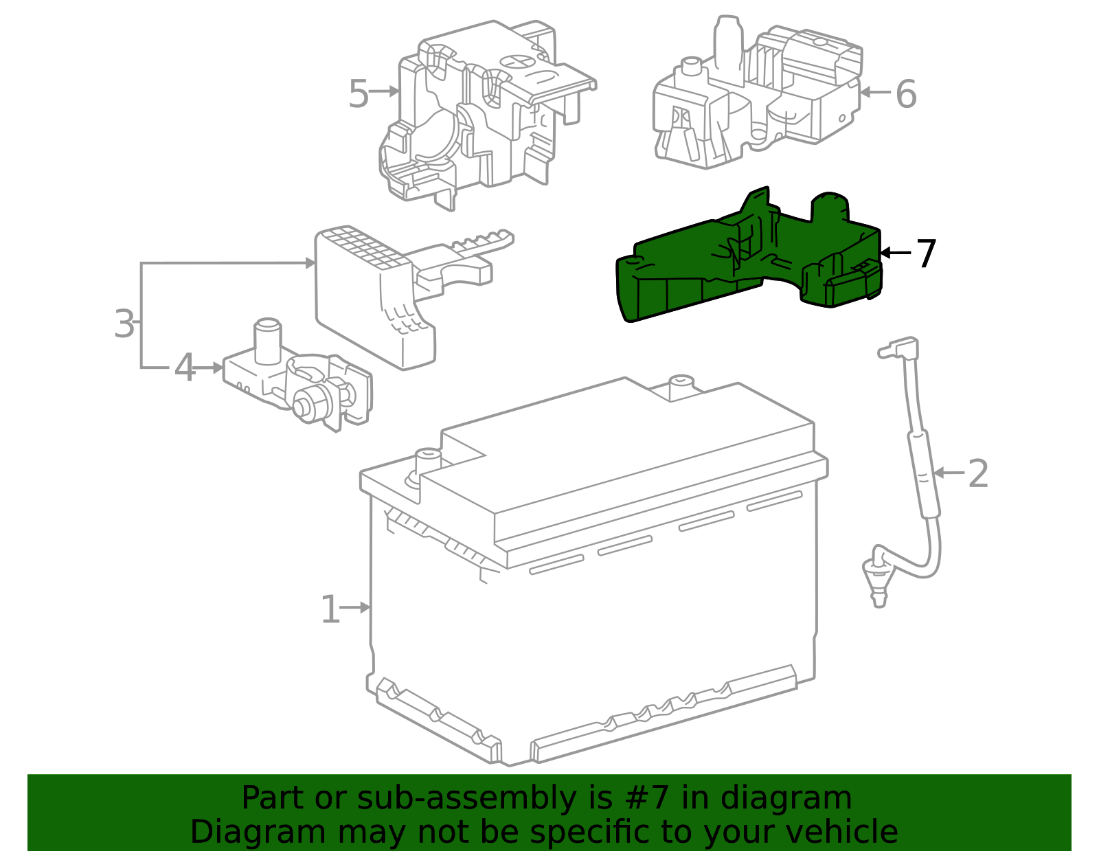 2023-2025 Toyota Crown Holder 28859-25070 | Lithia Toyota Parts