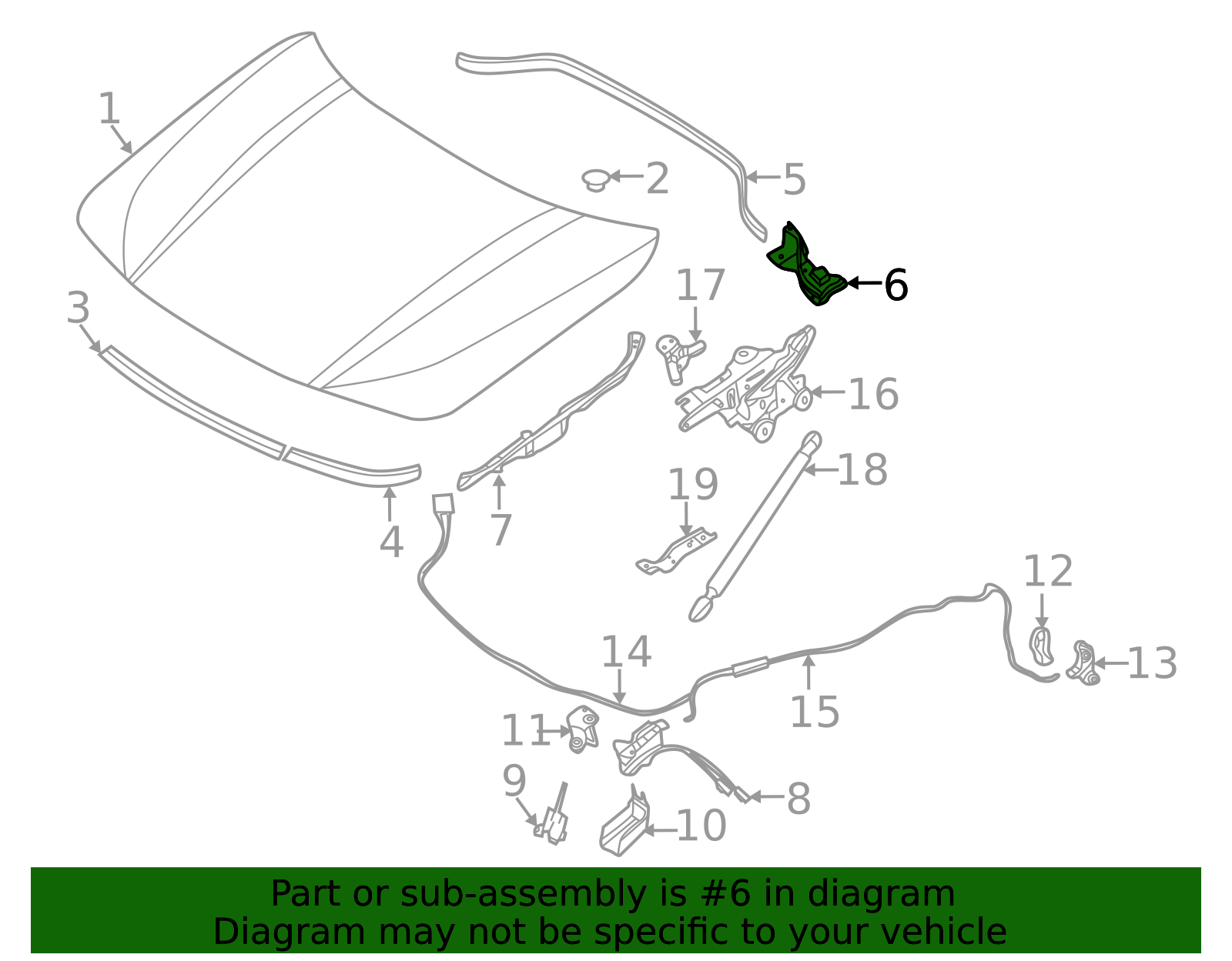 51765a04e71 - 2016-2023 BMW Support (51-76-5-A04-E71) | BMW of South ...