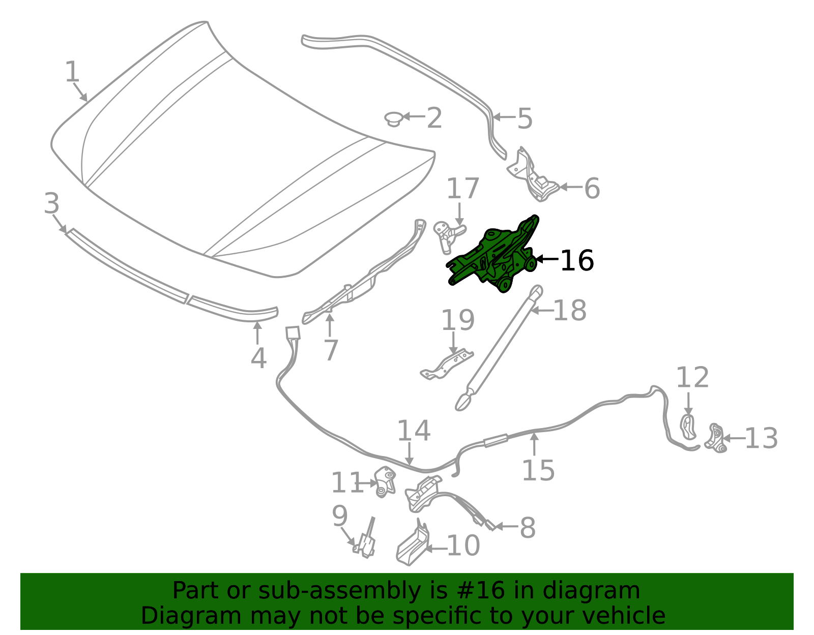 Hood Hinge - OEM Structural Support for BMW | BMW AutoNation Parts