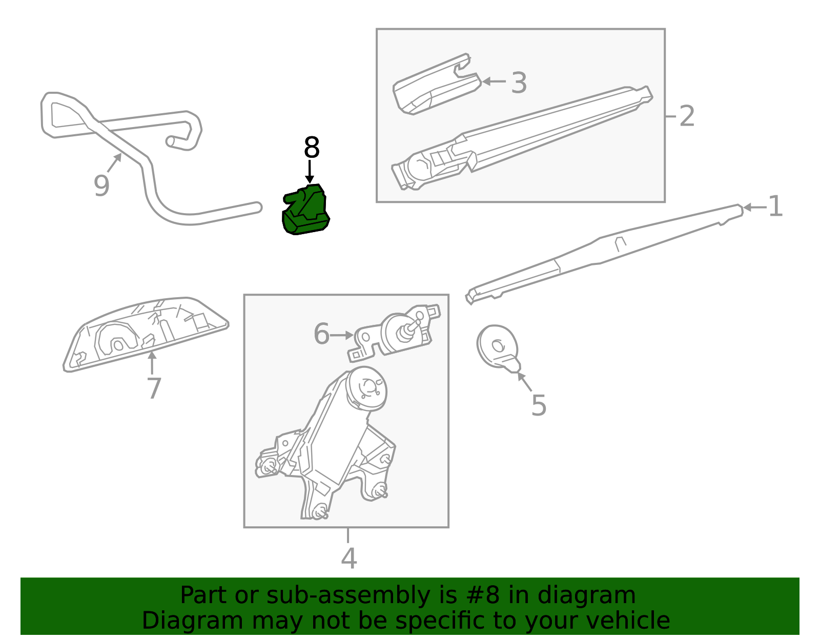 Washer Nozzle 85391-48070 | OEM Parts Online