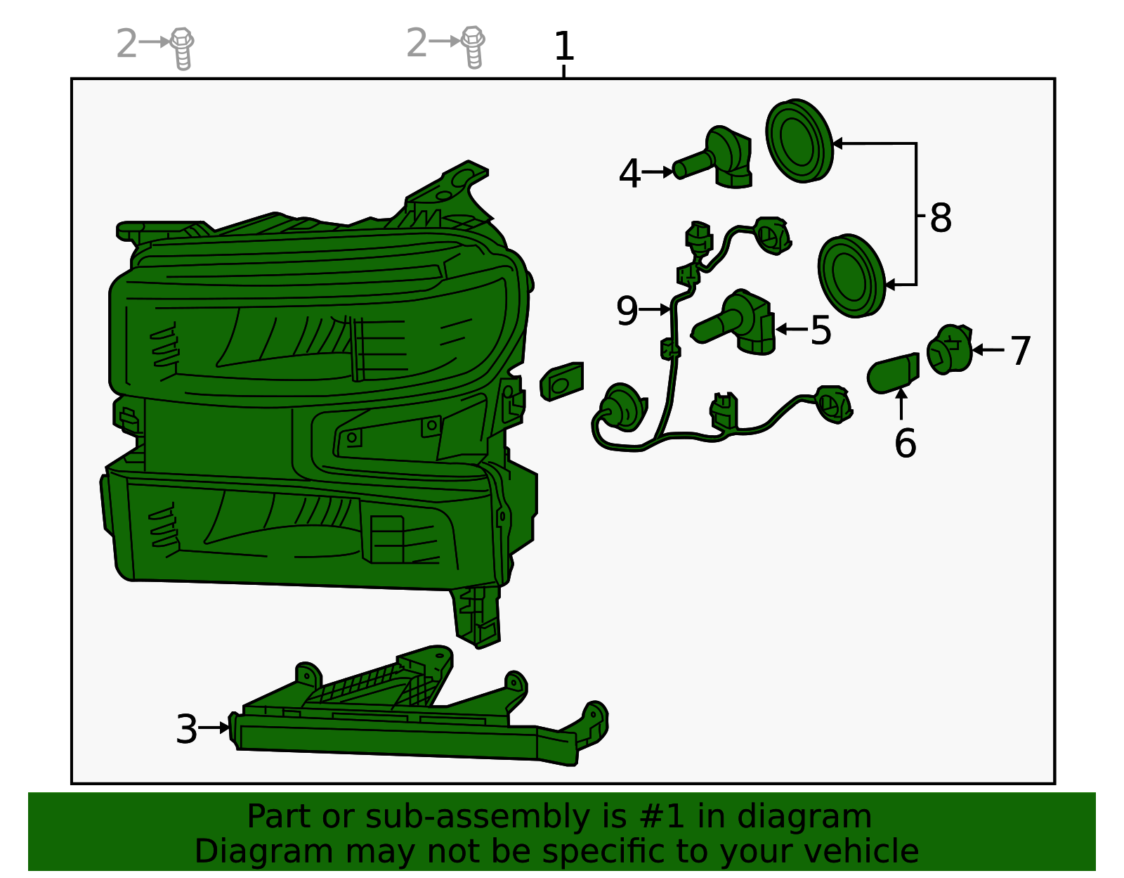 2022-2025 Chevrolet Headlamp Assembly 87828572 | OEM Parts Online