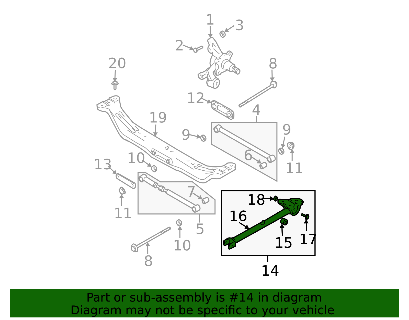 2001-2008 Hyundai Trailing Arm 55100-2D000 | OEM Parts Online
