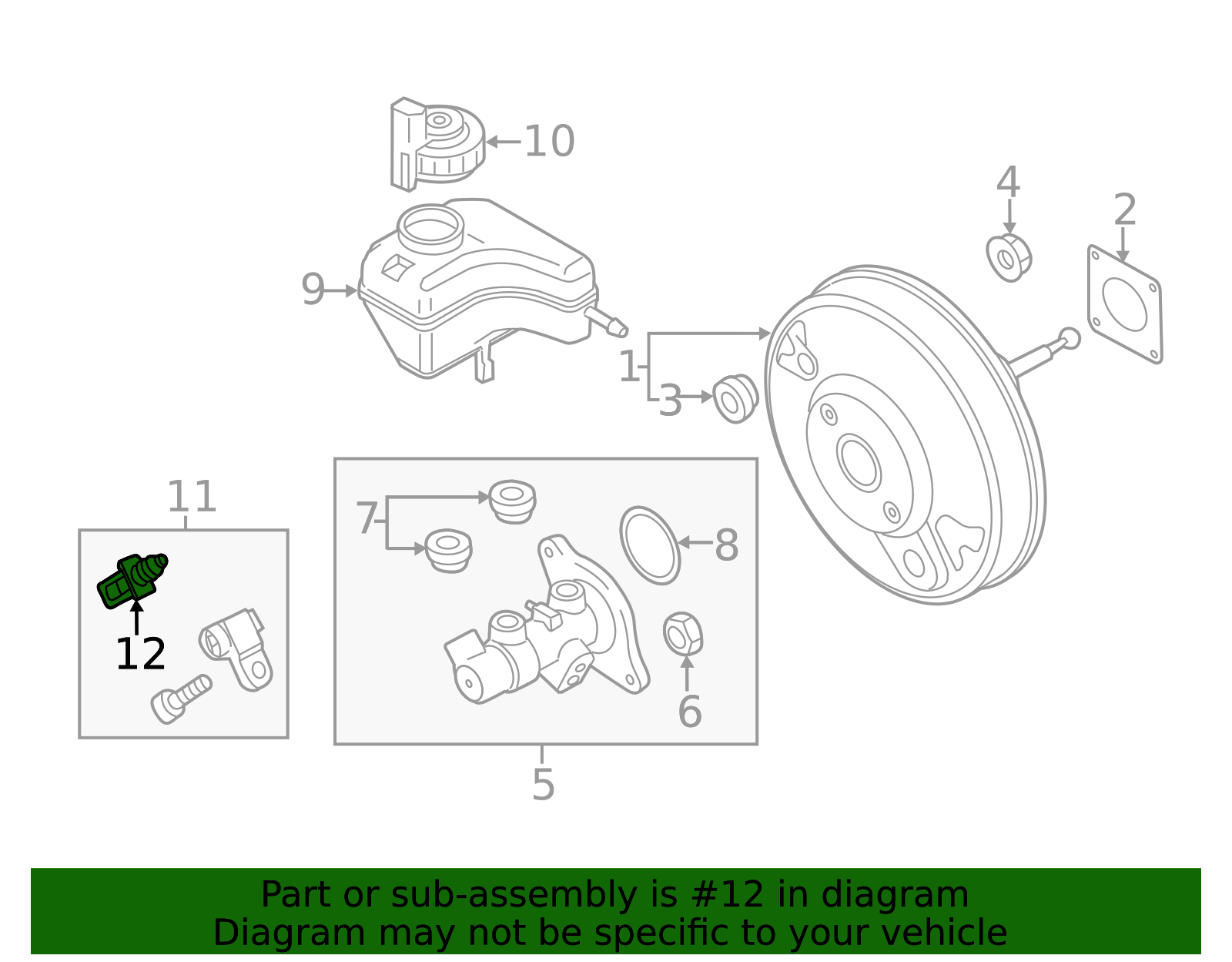 2012-2022 Volkswagen Pressure Sensor Clip 8P0-611-671 | VW Direct Parts