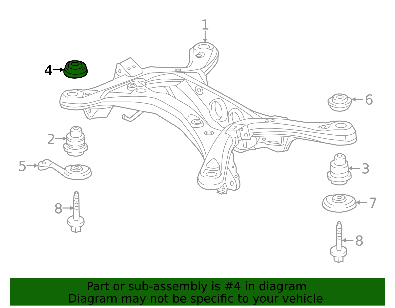 52272-0E090 - Stopper 2020-2025 Toyota | Toyota San Diego Parts