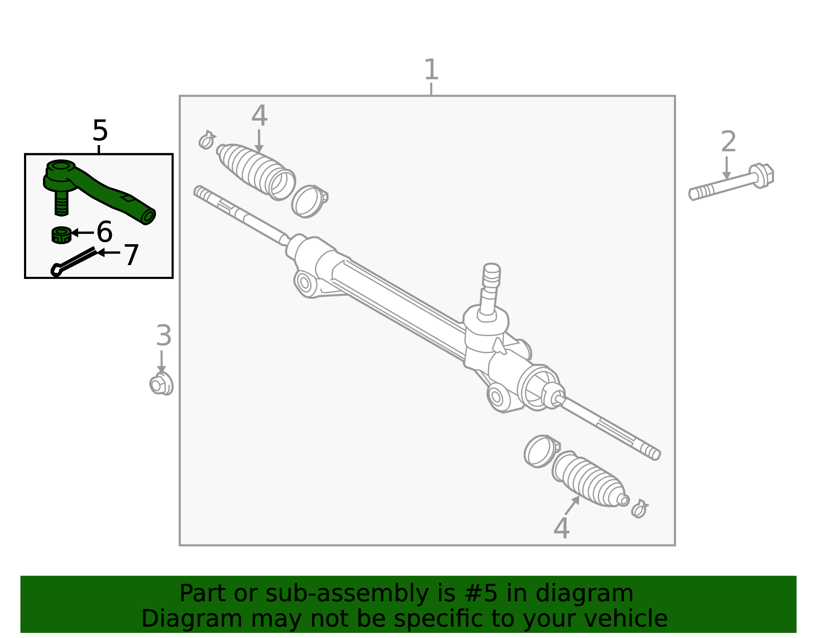 Genuine Official Toyota Outer Tie Rod part# 45460-09230 for 2012-2018 ...