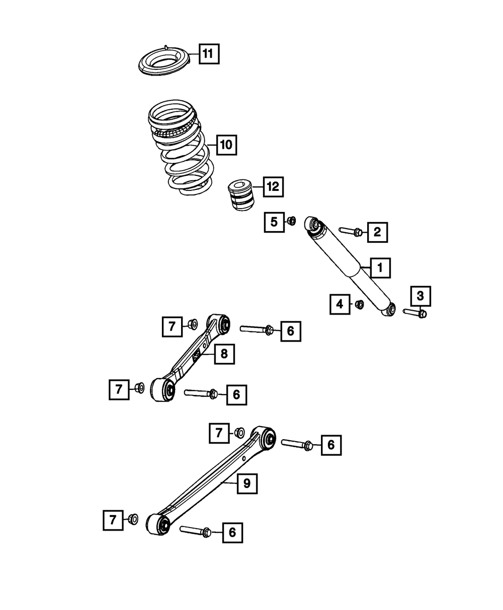 68414034AB - Upper Control Arm, Left Or Right 2019-2026 Mopar | The ...