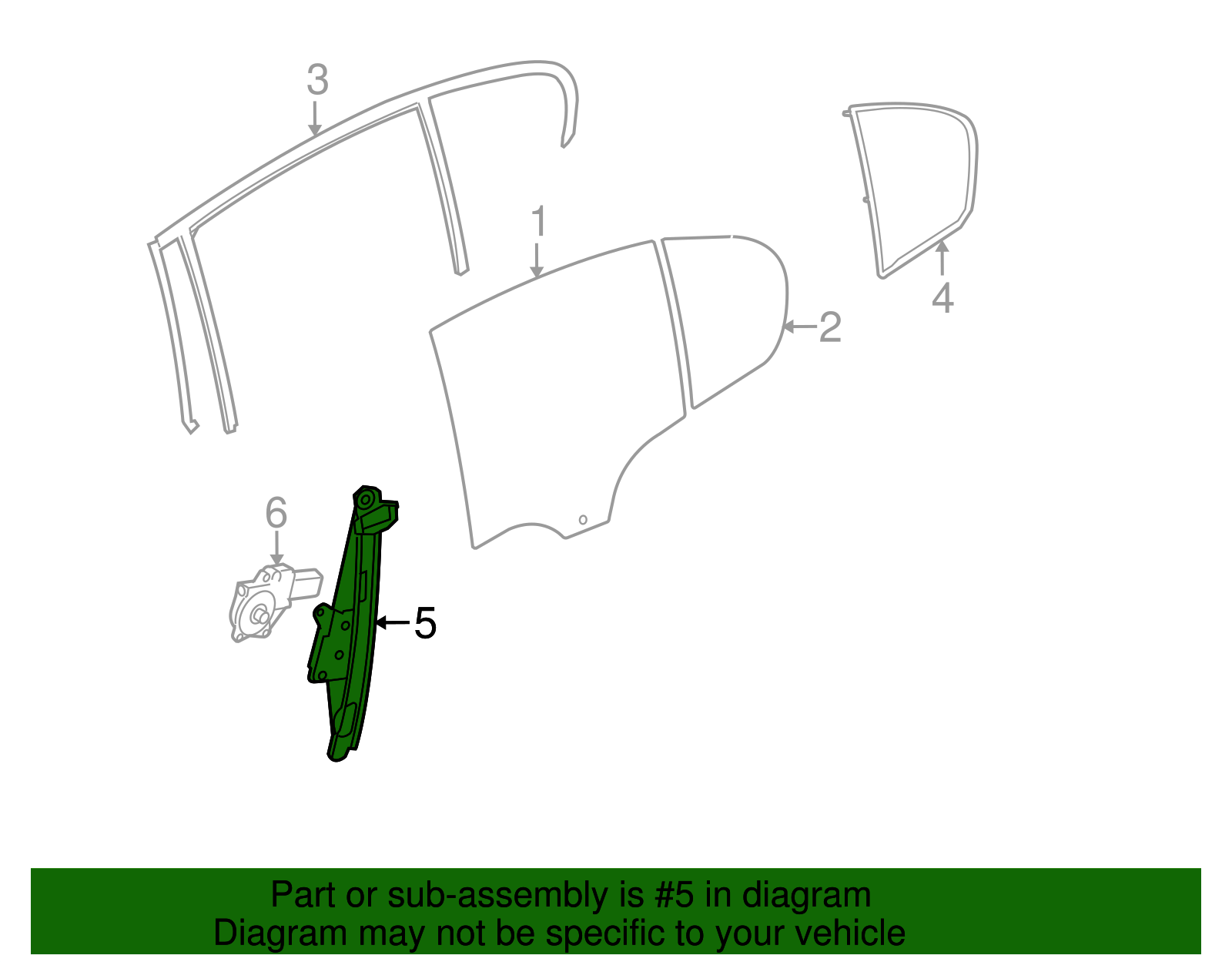 51357140589 - 2006-2012 BMW Window Regulator (51-35-7-140-589) | BMW of ...
