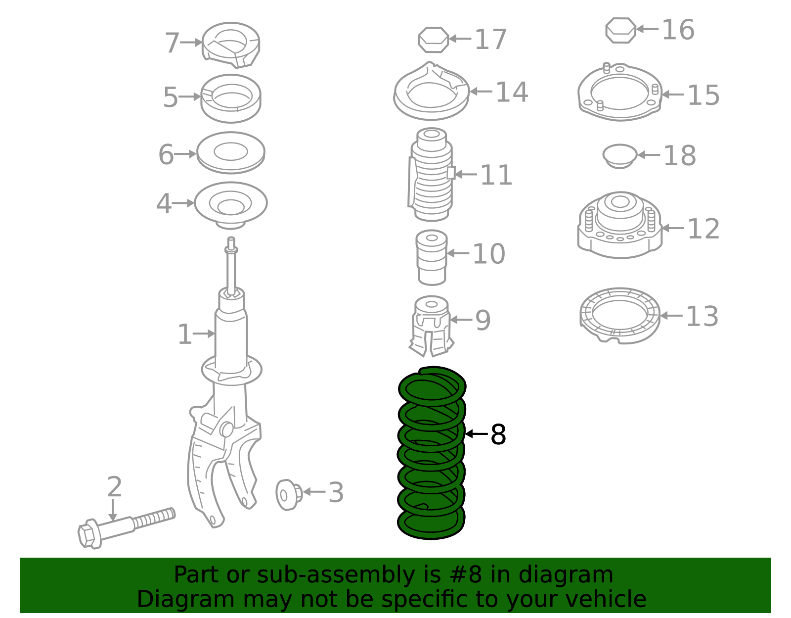 Coil Spring – OEM Suspension Load Support for Volkswagen | AutoNation Parts
