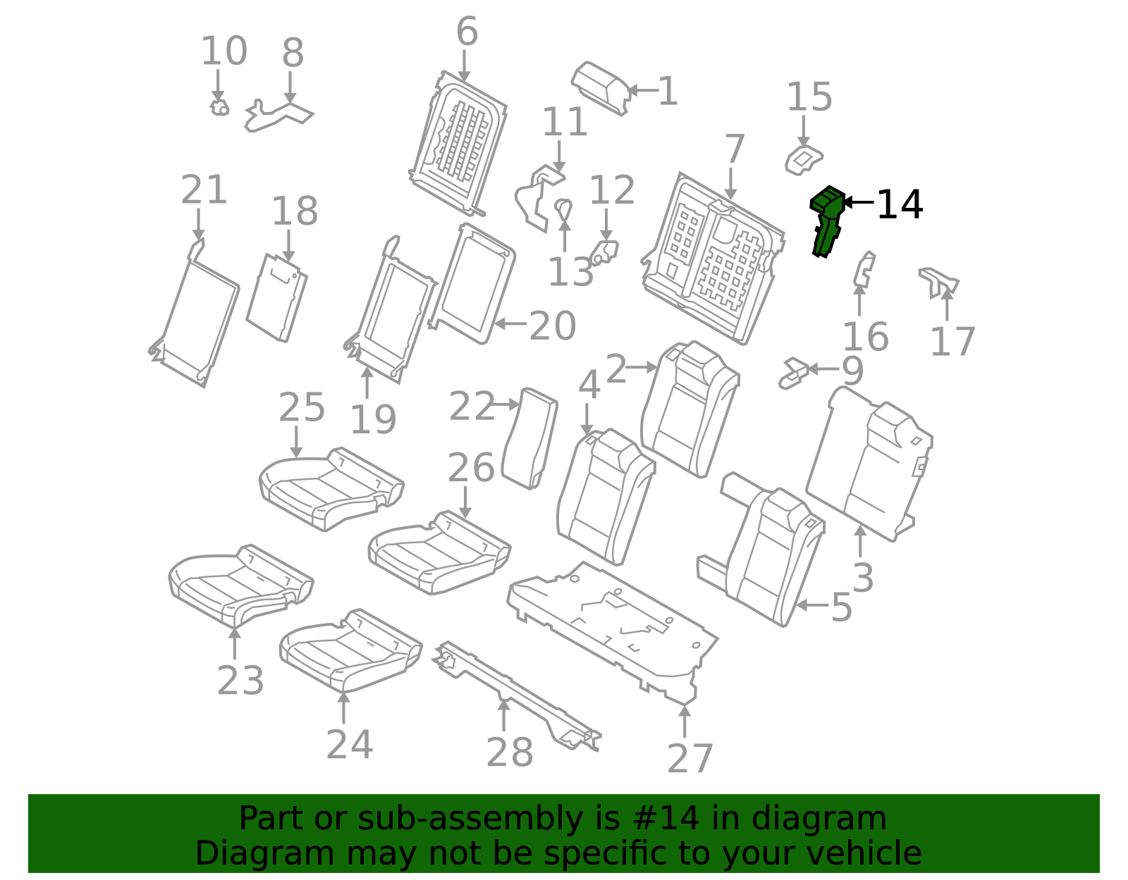 52-20-7-171-508 - Latch - 2007-2014 BMW | BMW Parts Exchange