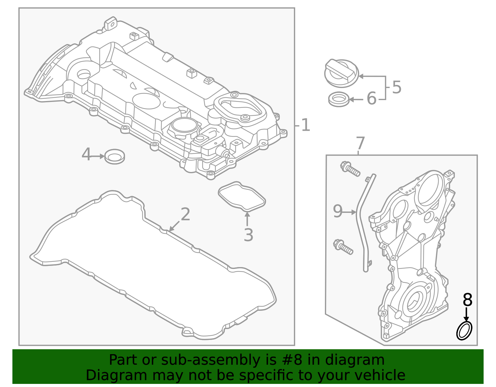 2021-2025 Kia Front Crank Seal 21321-2S000 | Kia Parts Online