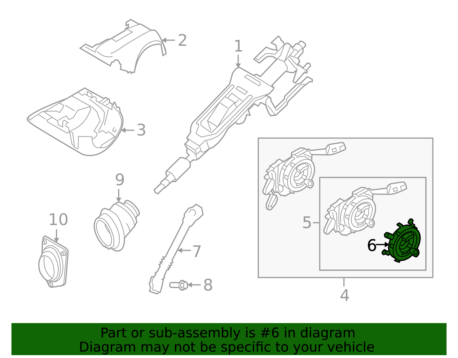 61319169765 - 2009-2016 BMW Clock Spring (61-31-9-169-765) | BMW of ...