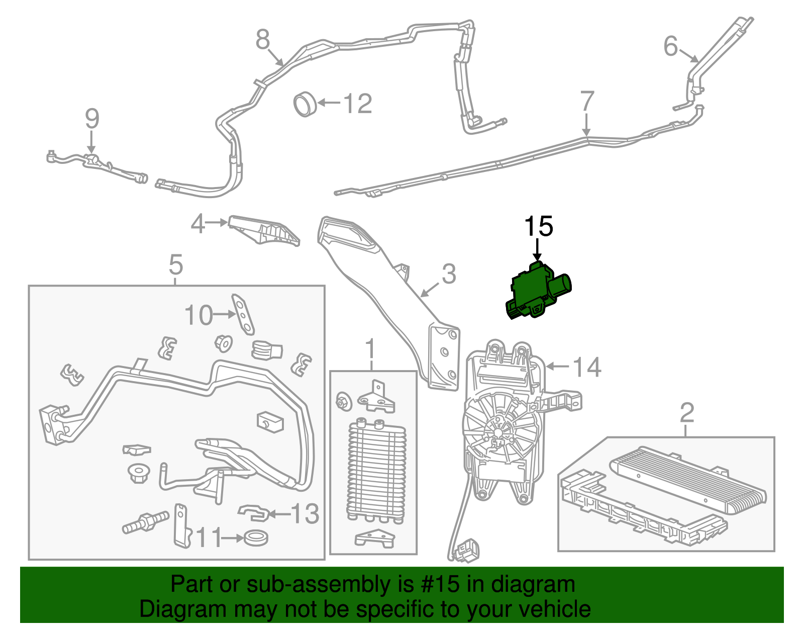 84020201 - 2014-2019 Chevrolet Corvette - Auxiliary Fan Control Module ...