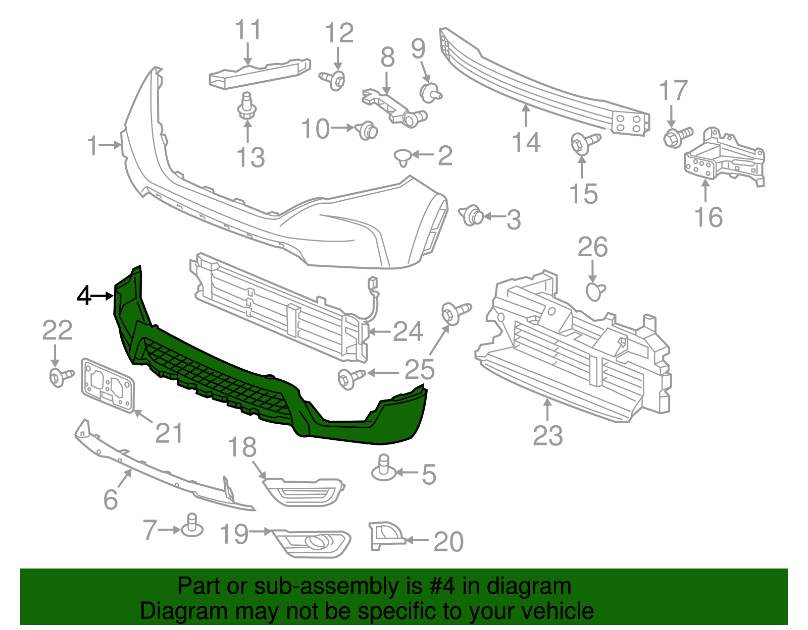 71102-TLA-A00 - Lower Cover 2017-2019 Honda CR-V | Honda Parts Online