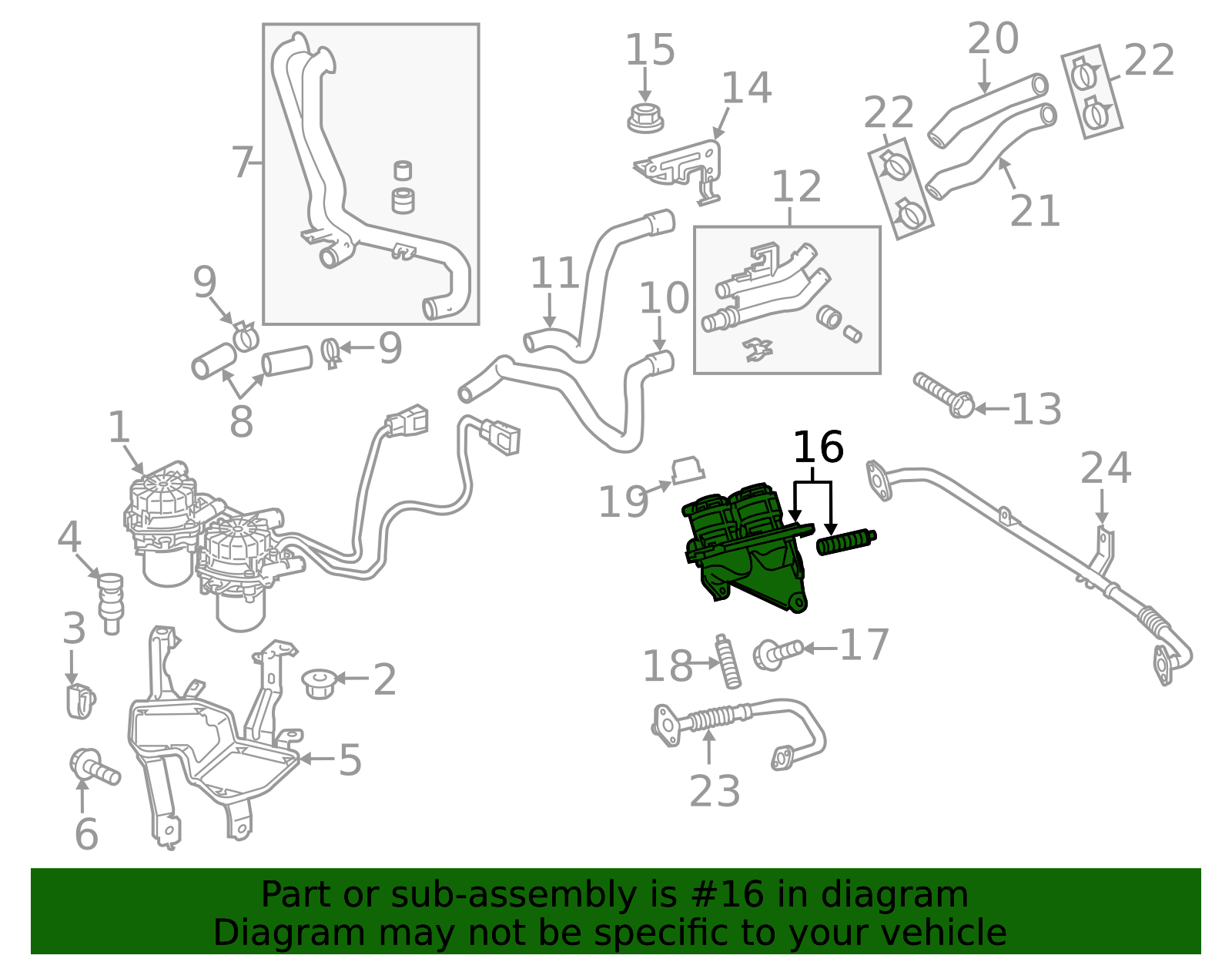 2007-2013 Toyota Tundra Secondary Air Injection Pump Check Valve 25710 ...
