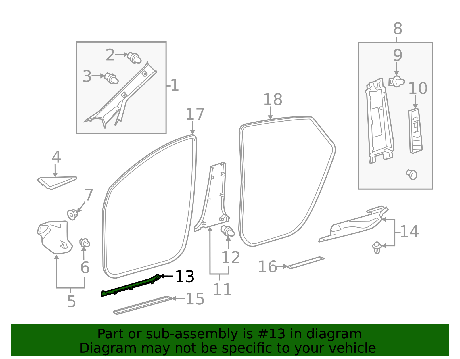 Door Sill Plate 67913-47060-E0 - Genuine Toyota Protection | AutoNation ...