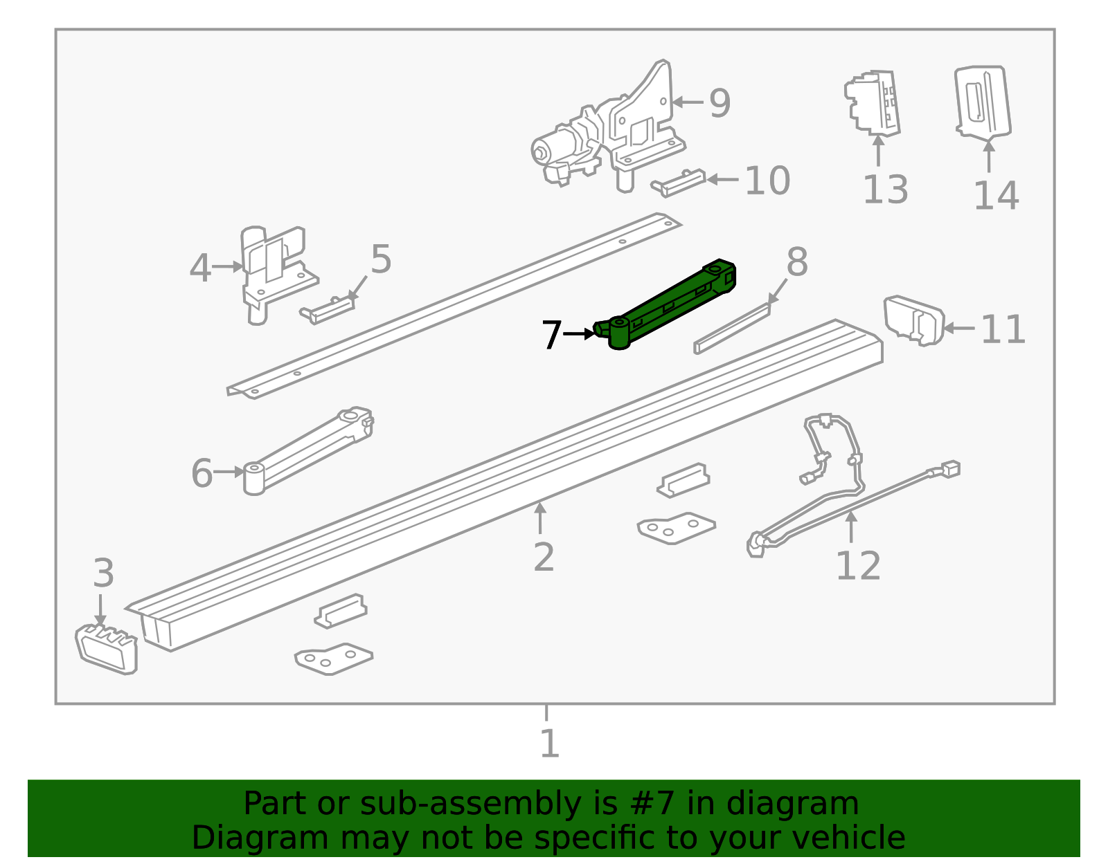 2019-2025 GM Driver Side Assist Step Front Extension 84613787 ...