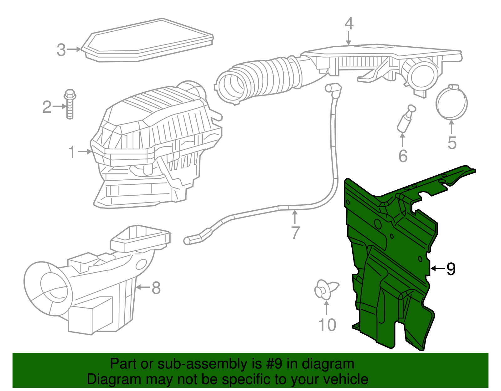 2011-2023 Mopar Shield 05182345AE | Mopar Parts Canada