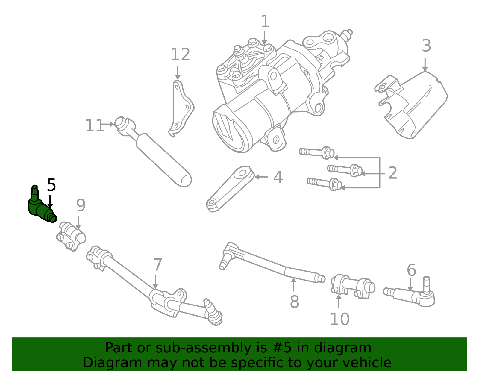 Ford Steering Tie Rod End - Precision Steering Link - Part #LC3Z-3A131 ...