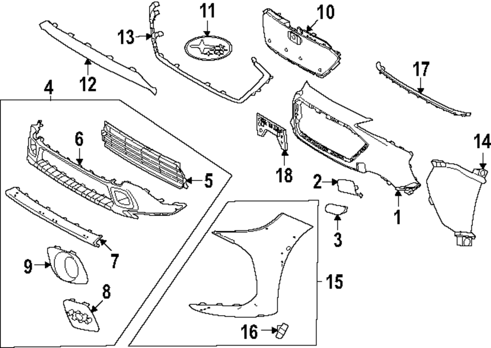 5328642170 - 2023-2024 Subaru Solterra - Tow Eye Cap | Subaru Parts HQ