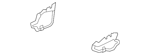 Genuine Toyota Splash Shield part# 55734-02200 for 2014-2019 Toyota ...