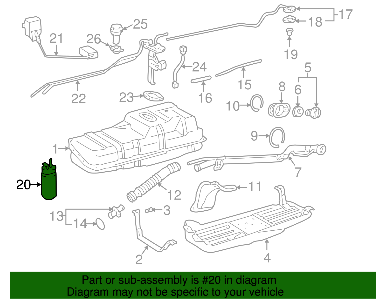 23221-46010 - Electric Fuel Pump 1990-2002 Toyota | Longo Toyota Parts