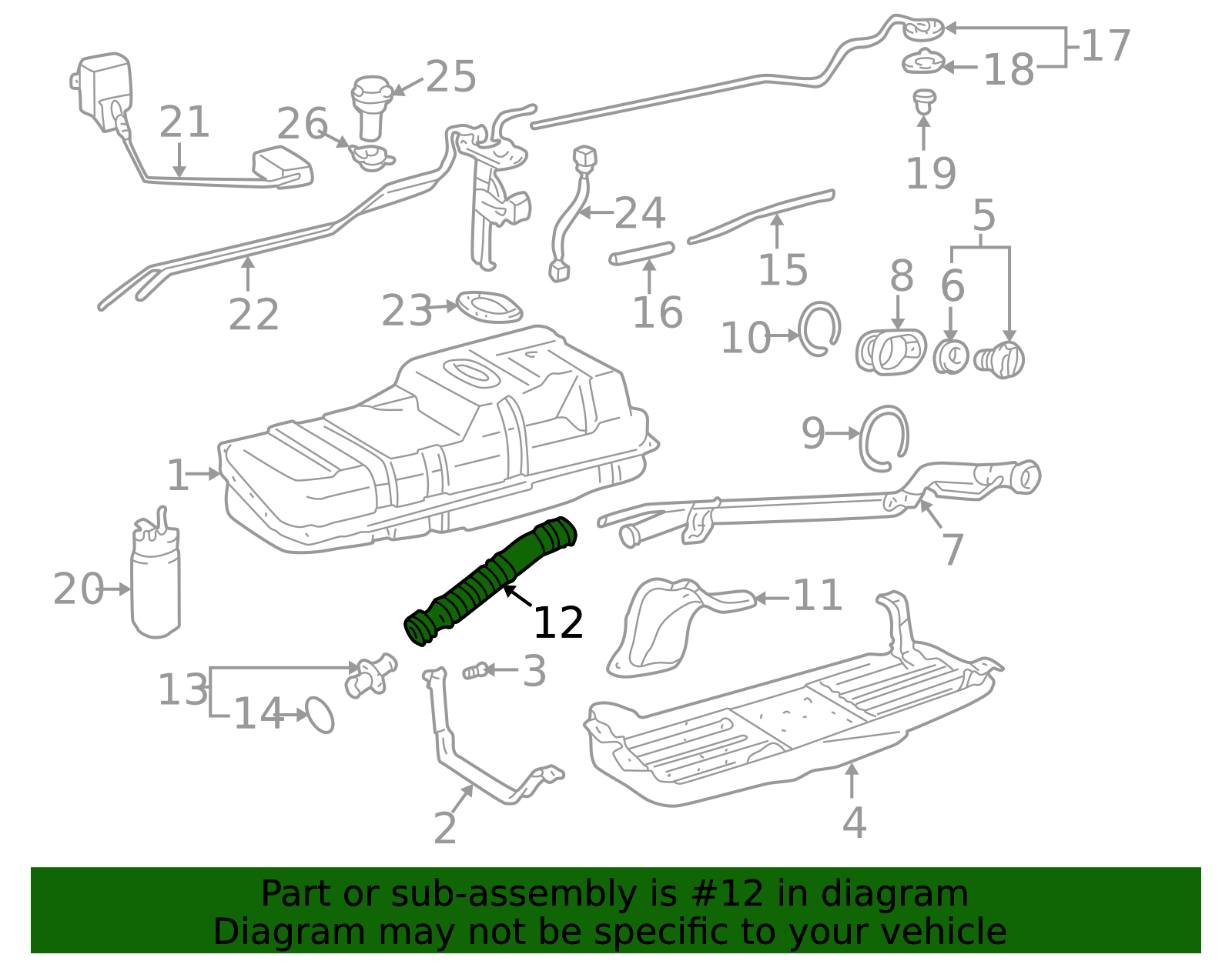 Genuine Official Toyota Hose, Fuel Tank to Filler Pipe part# 77213 ...