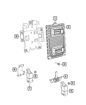 2014-2019 Mopar | Powertrain Control Module | 05150767AD | Mopar Auto ...
