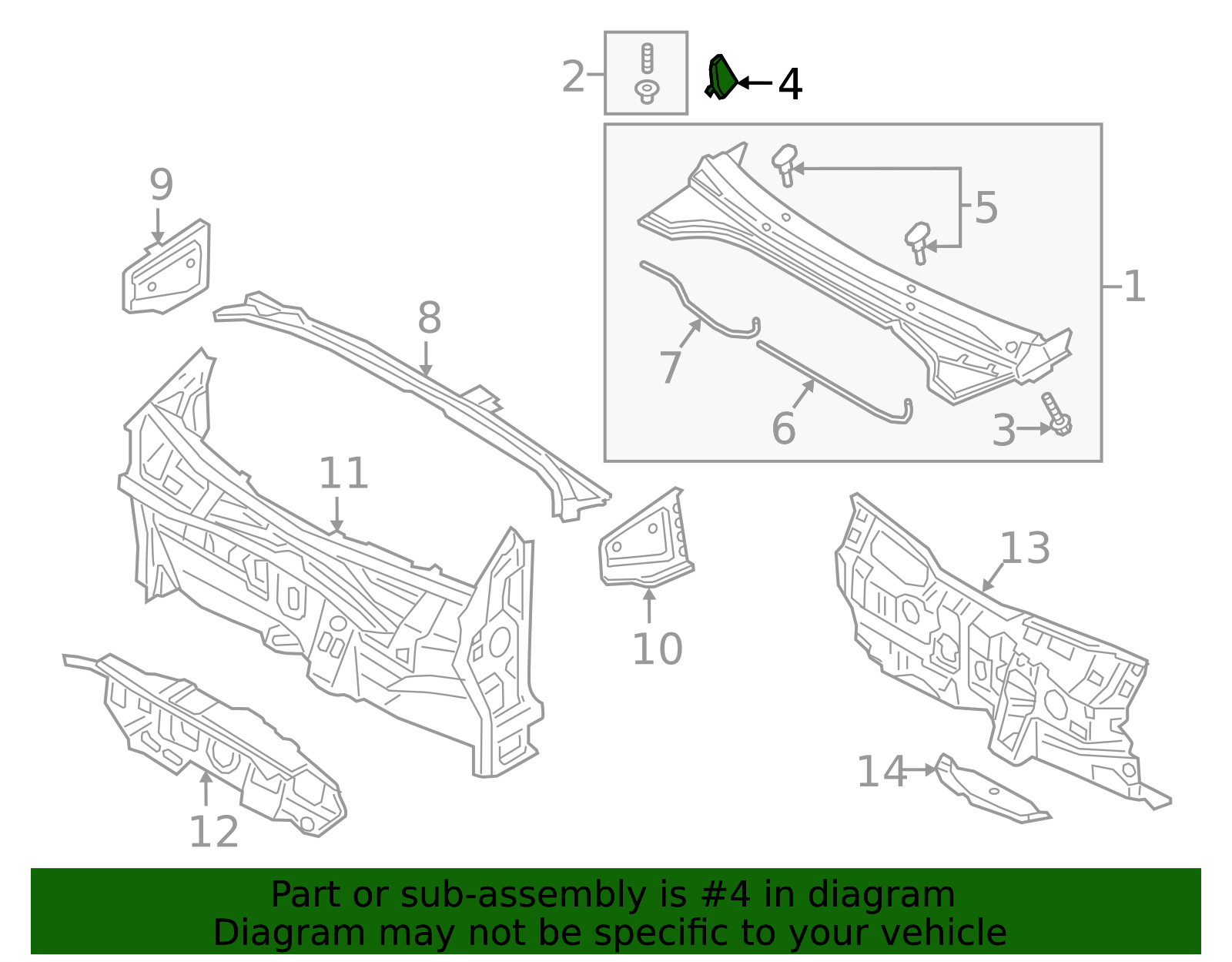 2019-2022 Hyundai Side Cover 86153-J3000 | QuirkParts