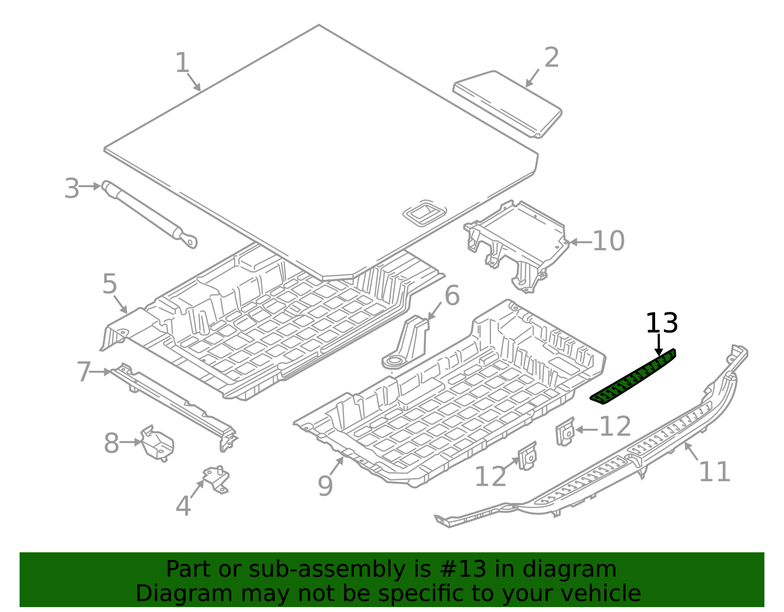 51-47-7-478-853 - Sill Cover Insert - 2018-2019 BMW 640i xDrive Gran ...