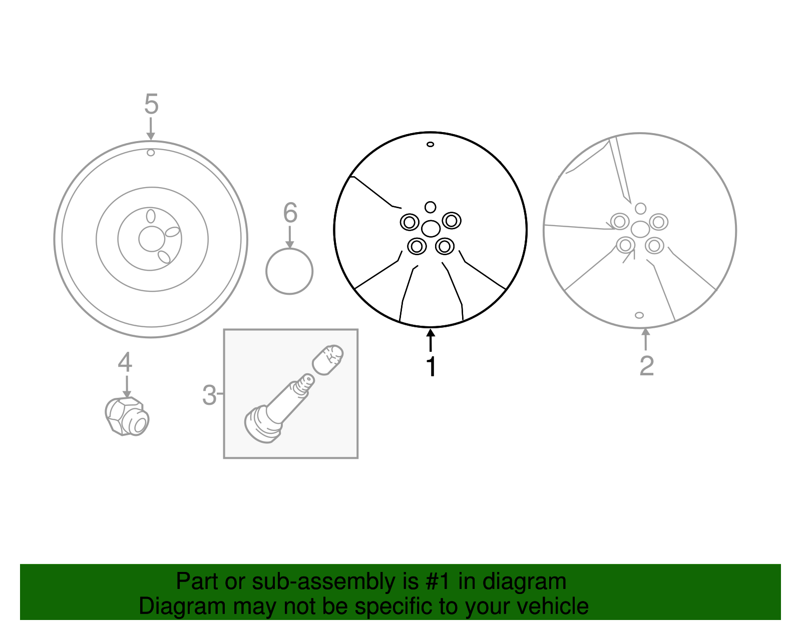 2016-2019 Mazda CX-9 Wheel, Alloy 9965-30-8080 | RealMazdaParts.com