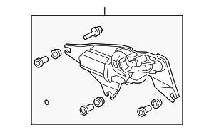 76700-SCV-A02 - Wiper Motor 2003-2011 Honda Element | Honda Parts Online