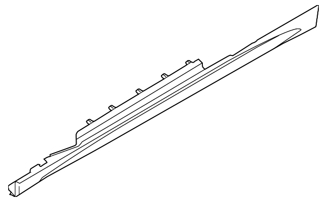 Genuine BMW 51-77-8-060-848 | Rocker Molding | FREE Shipping on Most ...
