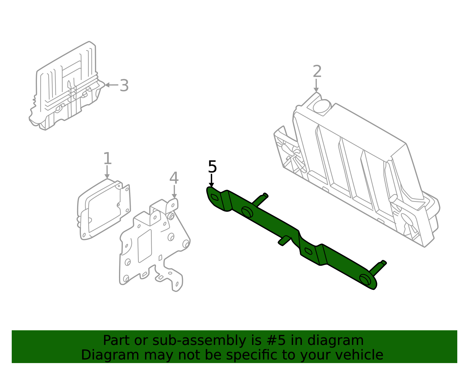 2022-2023 Land Rover Body Control Module Bracket LR152386 | OEM Parts ...