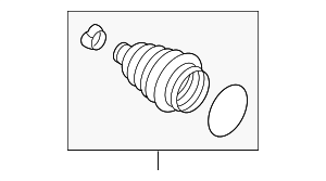 1999-2020 GM Front Wheel Half-Shaft Constant Velocity (CV) Boot Kit ...