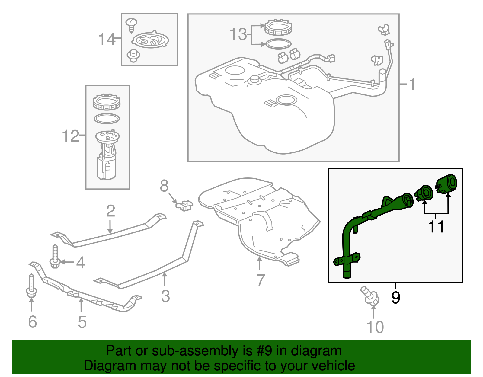 06160-TG7-A12 - Filler Pipe 2016-2025 Honda | Honda Parts Online