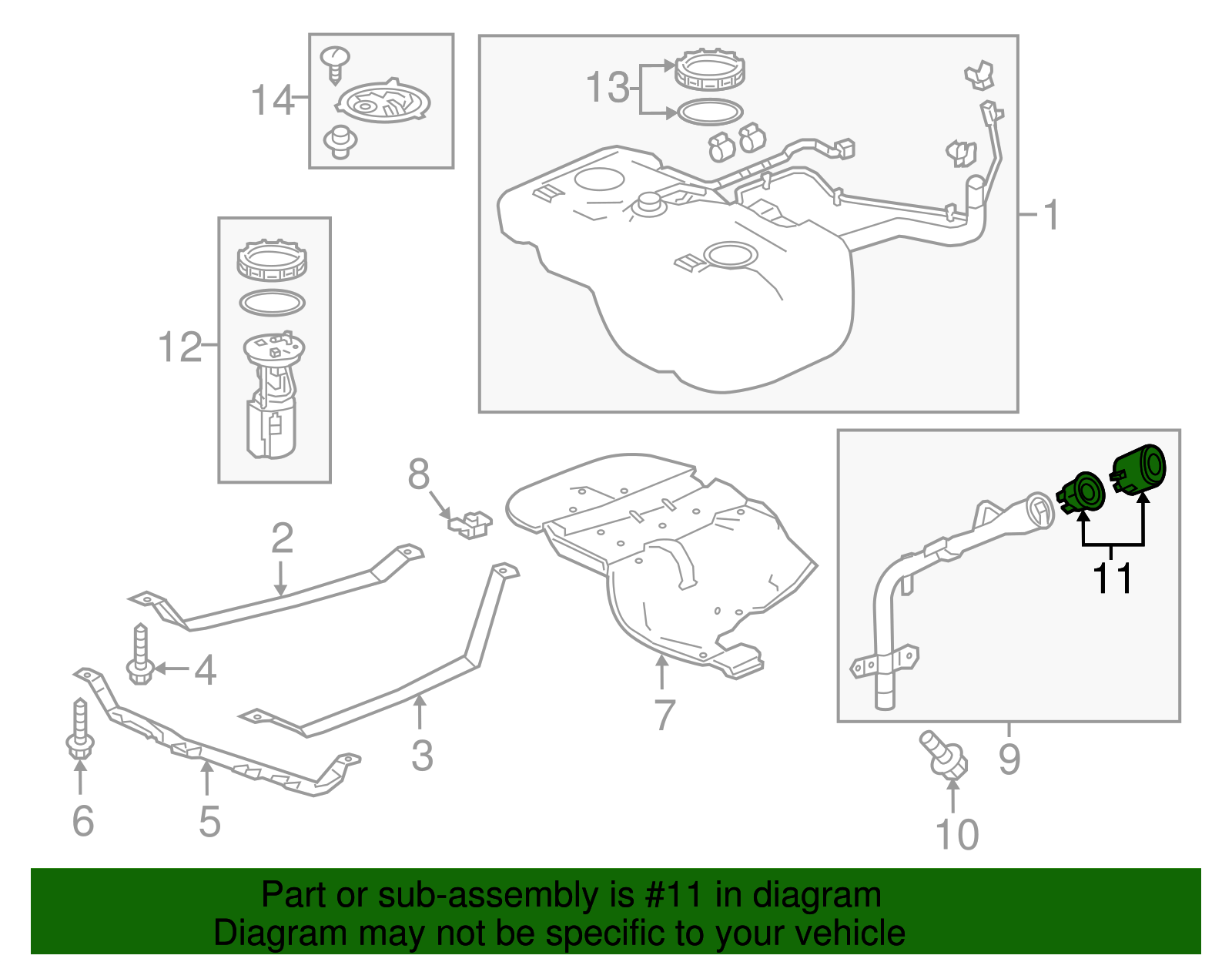 17060-TG7-A10 - Fuel Tank Cap 2019-2025 Honda | Honda Parts Online