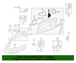 8R0-941-293 - Adjust Motor 2009-2012 Audi Q5 | Audi OEM Parts