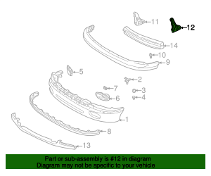 2004-2006 Toyota Tundra Support Bracket 52116-0C030 | OEM Parts Online