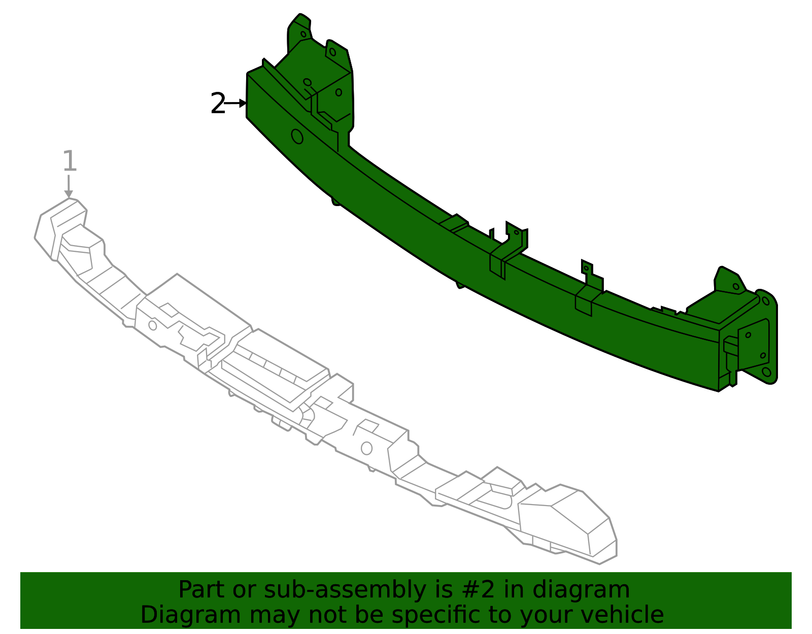 Genuine Impact Bar for 2022-2024 Hyundai Tucson | Part# 64900-CW010 ...
