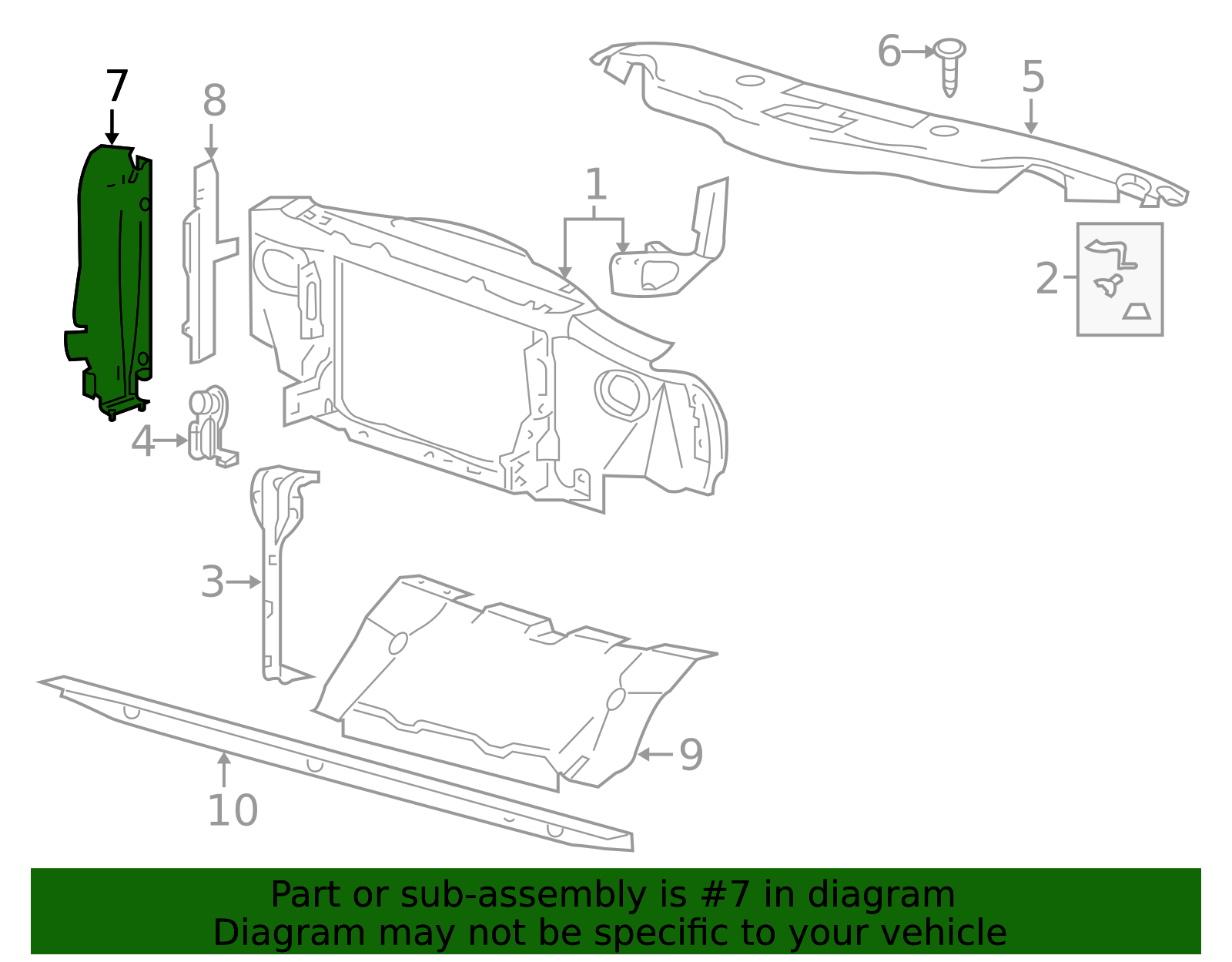 4l3z8310aa - Ford Air Deflector Performance Auto Parts