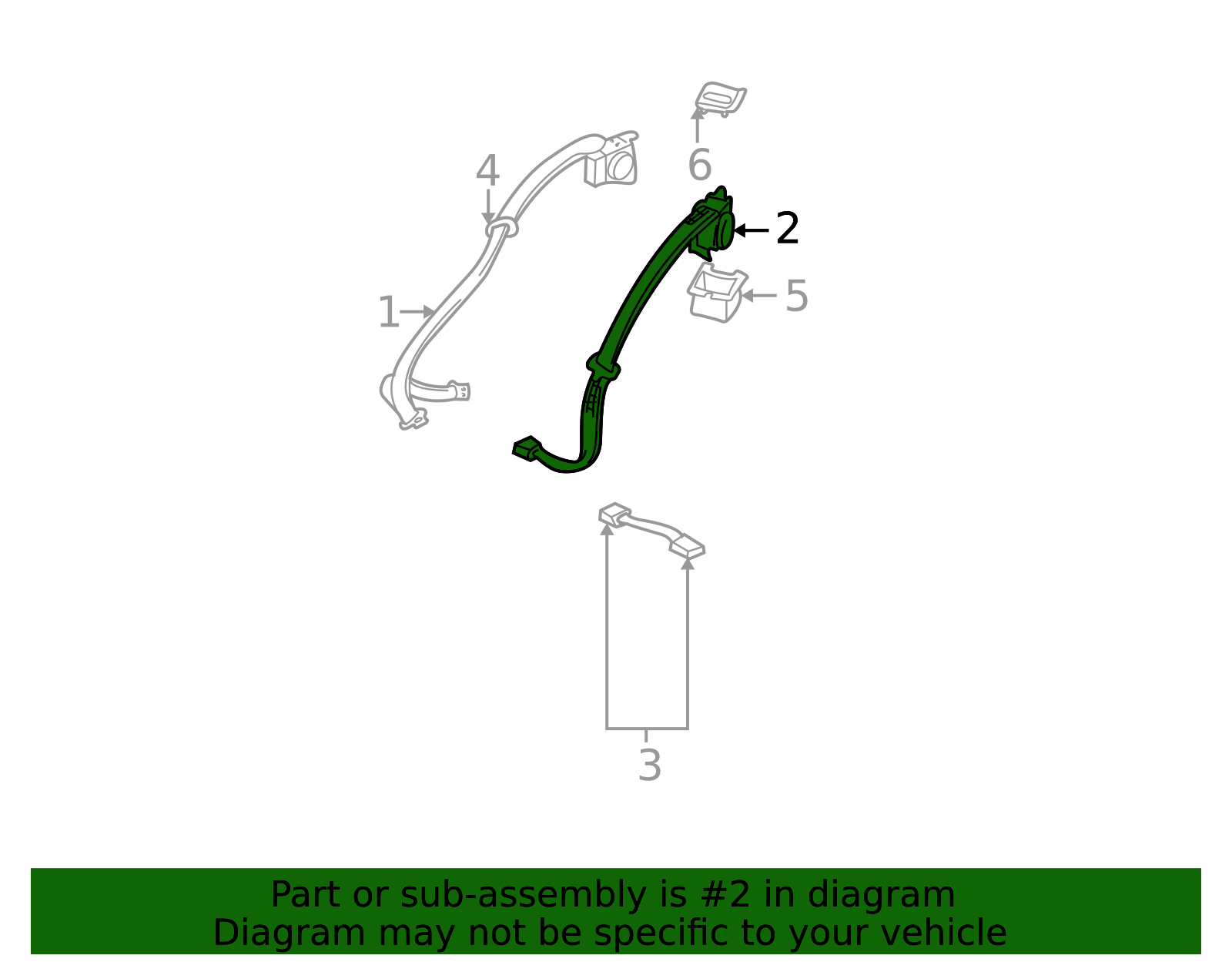 88842-2Y902 - Lap & Shoulder Belt 2000-2001 Nissan Maxima | Official ...
