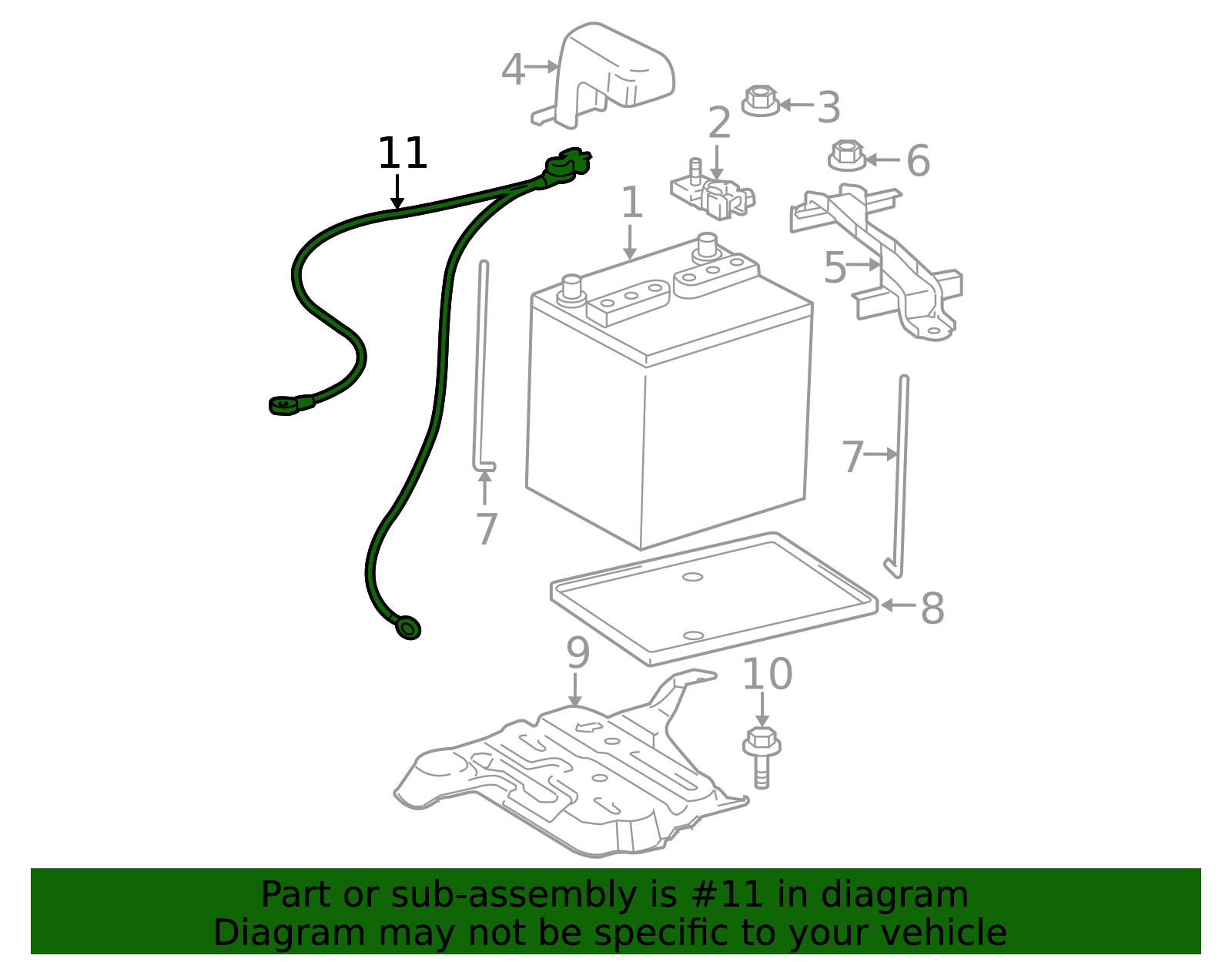 82123-21080 - High-Quality Battery Cable Harness for 2005-2010 Scion tC ...