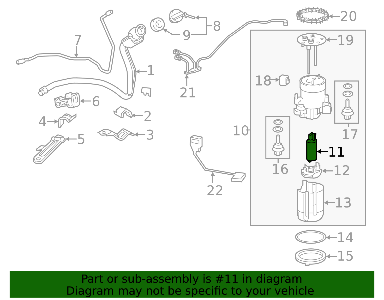 2016-2022 Lexus Electric Fuel Pump 77020-48290 | OEM Parts Online