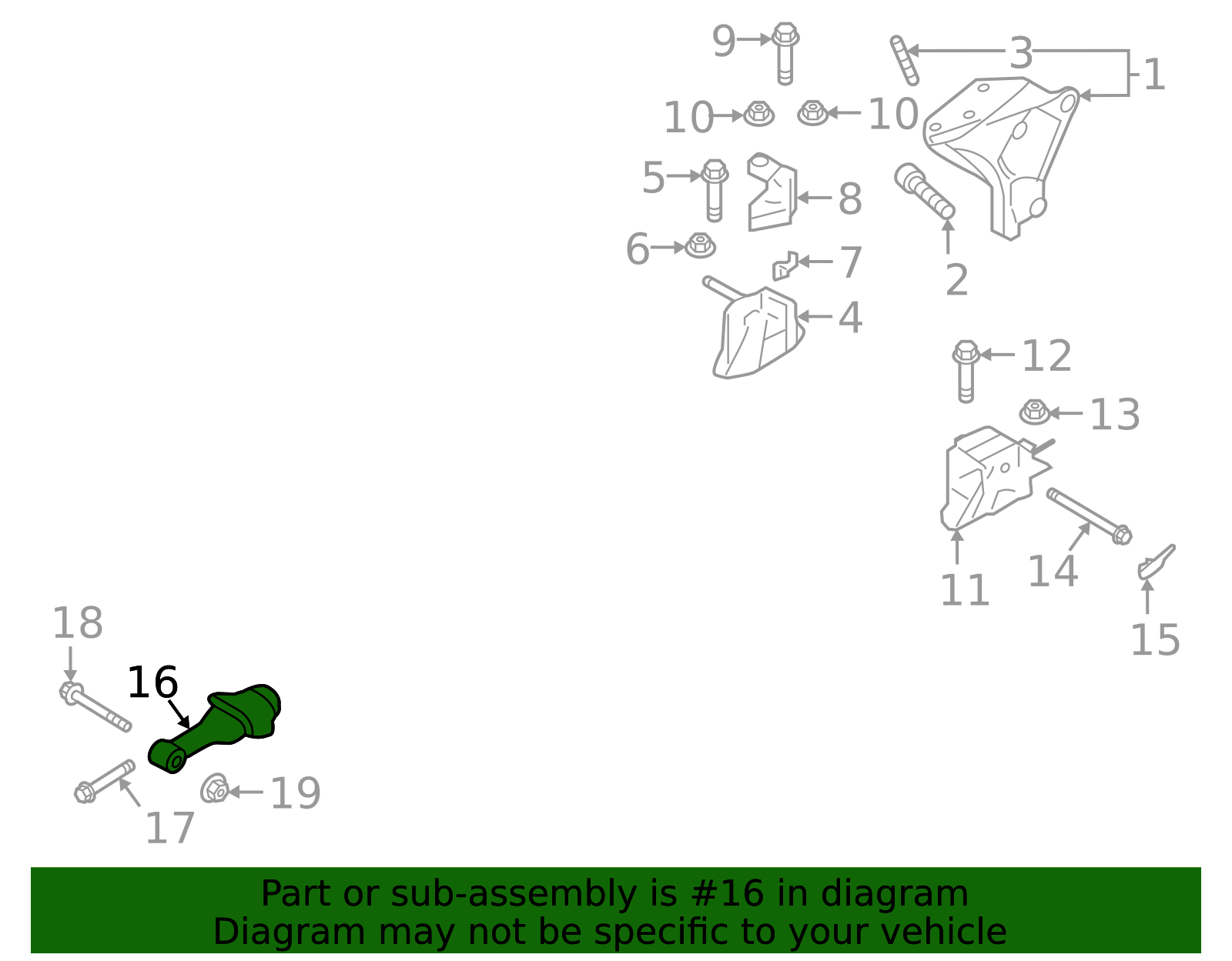 2019-2021 Hyundai Torque Arm 21950-J3000 | MotorMotor