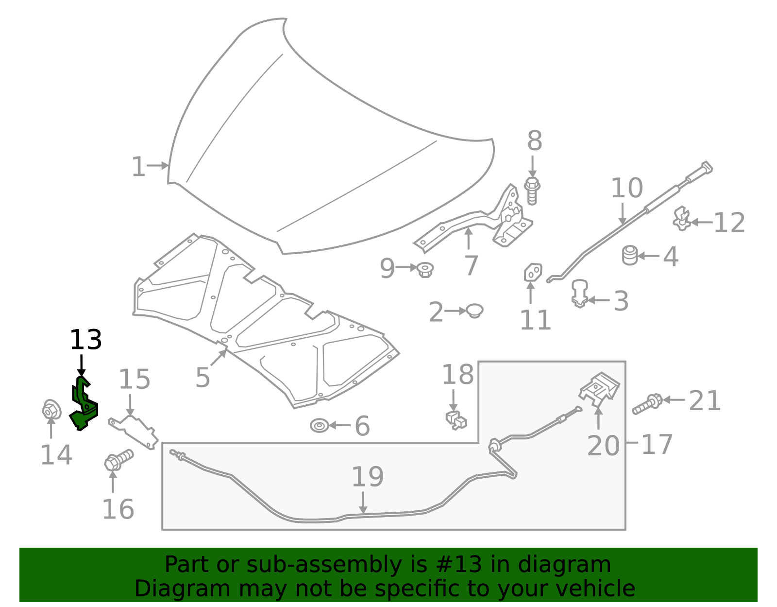 65603-5R00A - High-Quality Hood Safety Catch for 2021-2024 Nissan Kicks ...