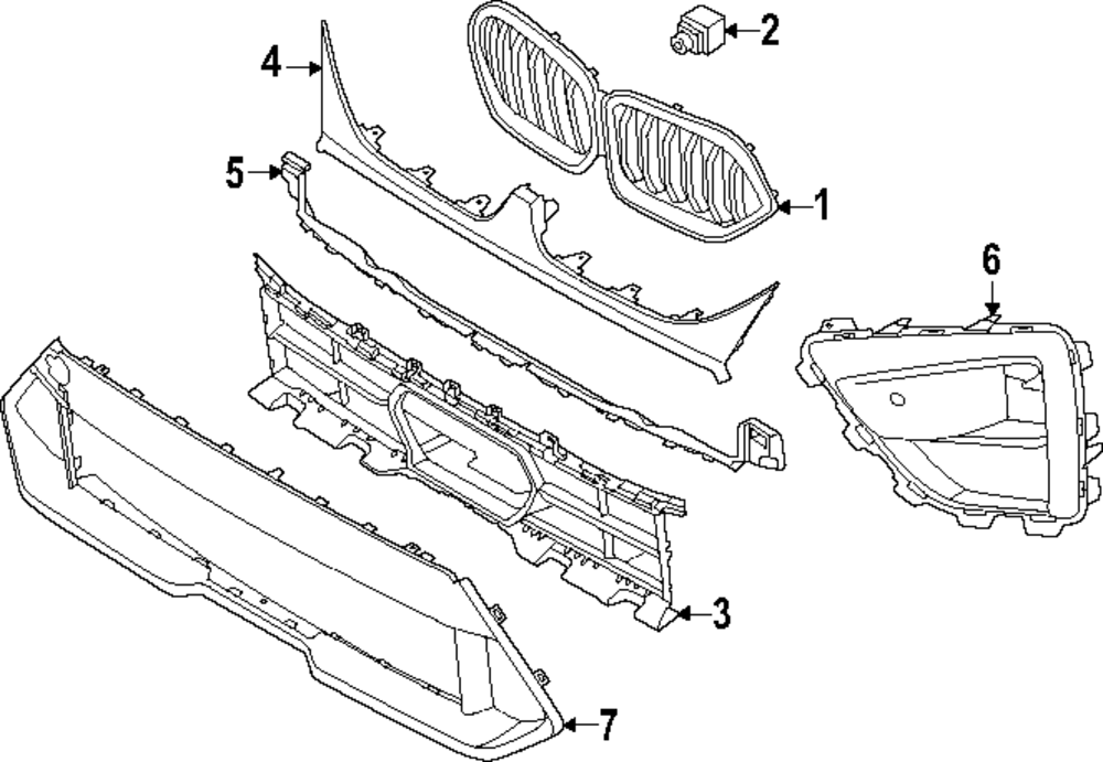 2024-2025 BMW X6 Trim Molding 51-11-8-086-584 | BMW Parts Online Hub