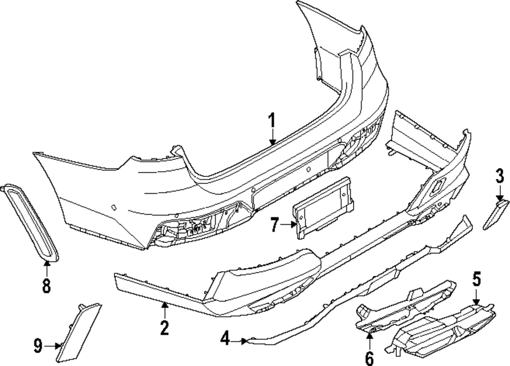2023-2024 BMW 760i xDrive Tailpipe Extension 51-12-9-501-532 | BMW OEM ...