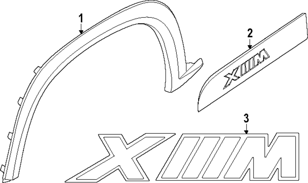 2023-2025 BMW XM Trim 51-13-9-451-345 | BMW Parts Online Hub