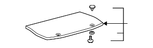 2004-2009 Toyota Prius Rear Panel 58416-47020-B0 | Toyota Parts Center
