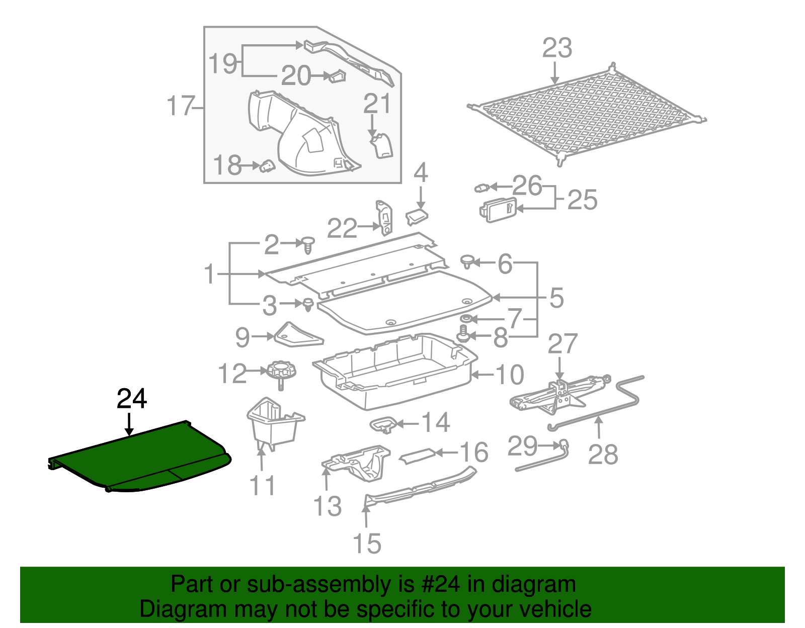 64910-47011-B0 - 2004-2009 Toyota Prius - Tonneau Cover | Discount ...